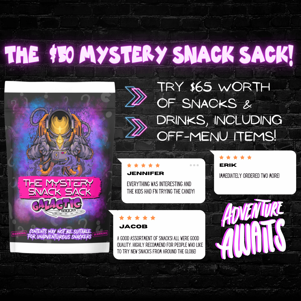 The Mystery Snack Sack – Galactic Snacks