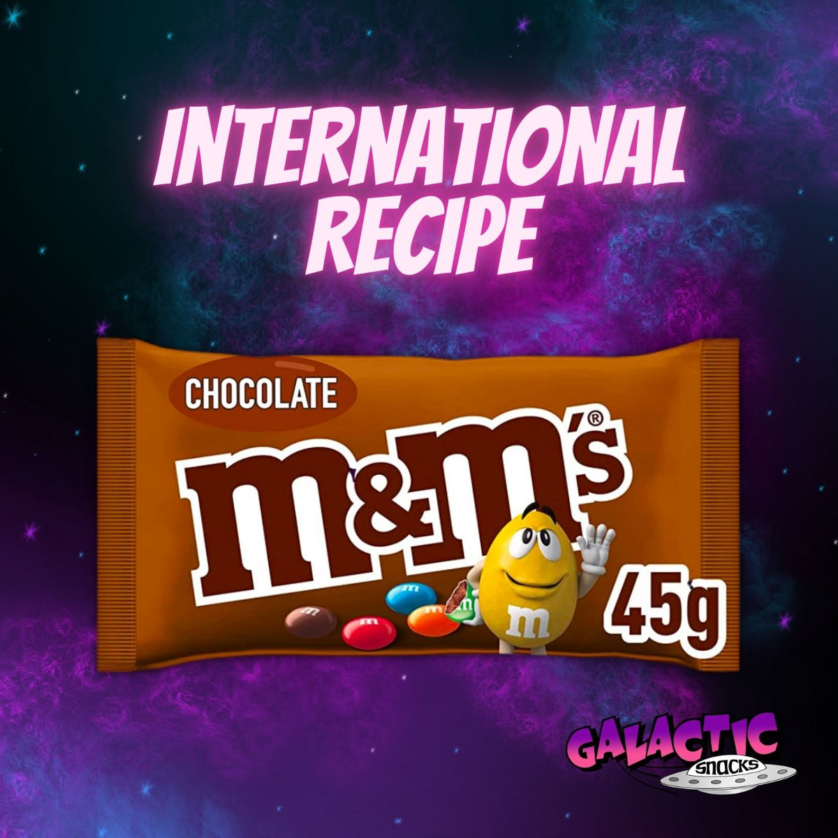 M&Ms - UK Recipe - 45g (United Kingdom) – Galactic Snacks