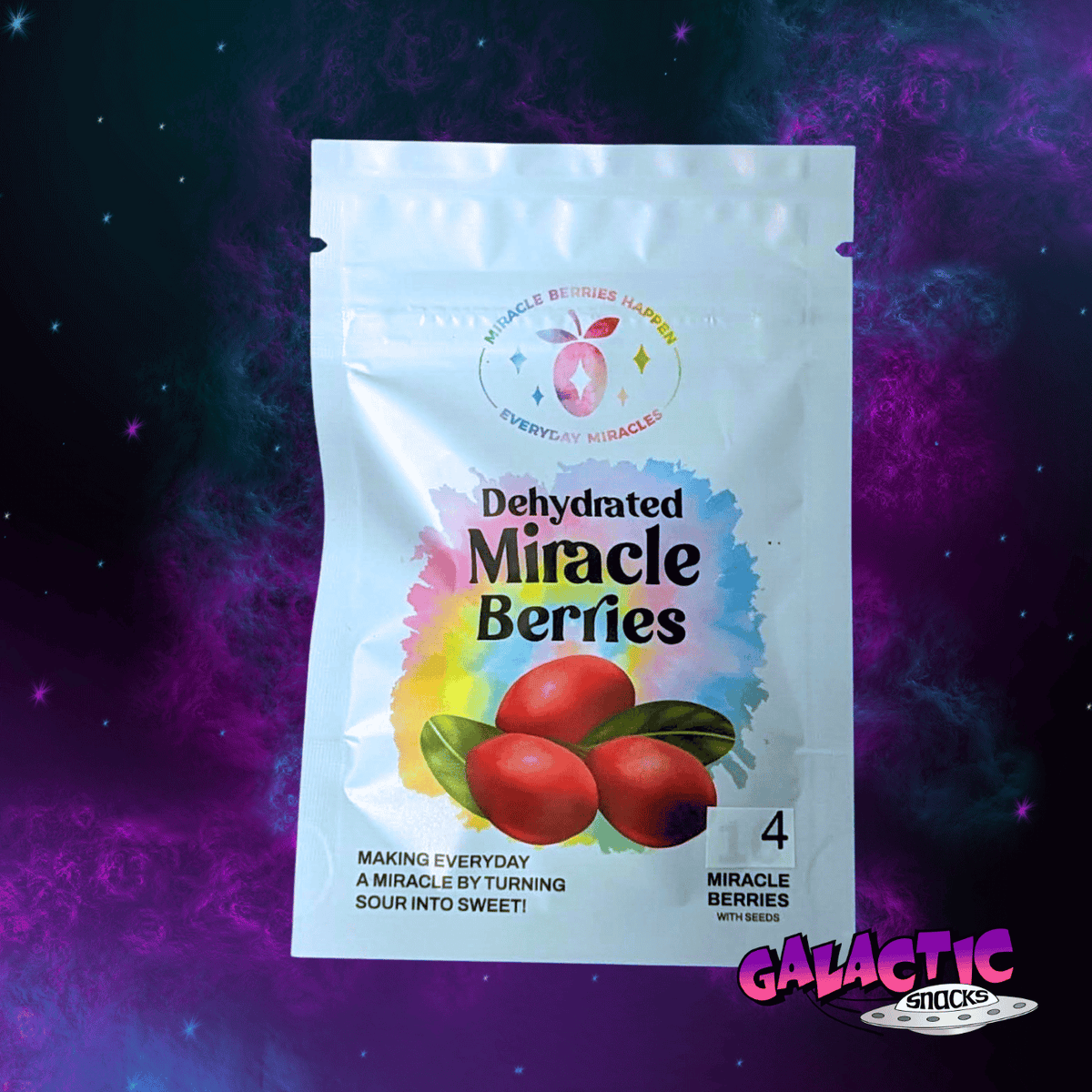 Miracle Berries - 4 Pack – Galactic Snacks