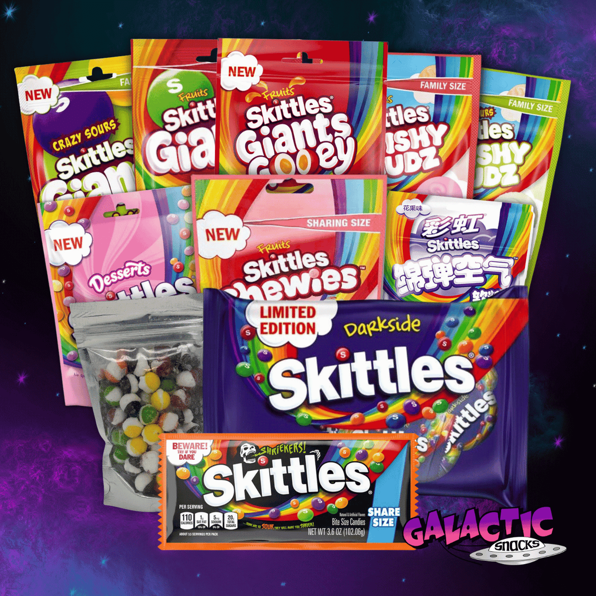 The Ultimate Skittles Bundle (Limited Edition) – Galactic Snacks
