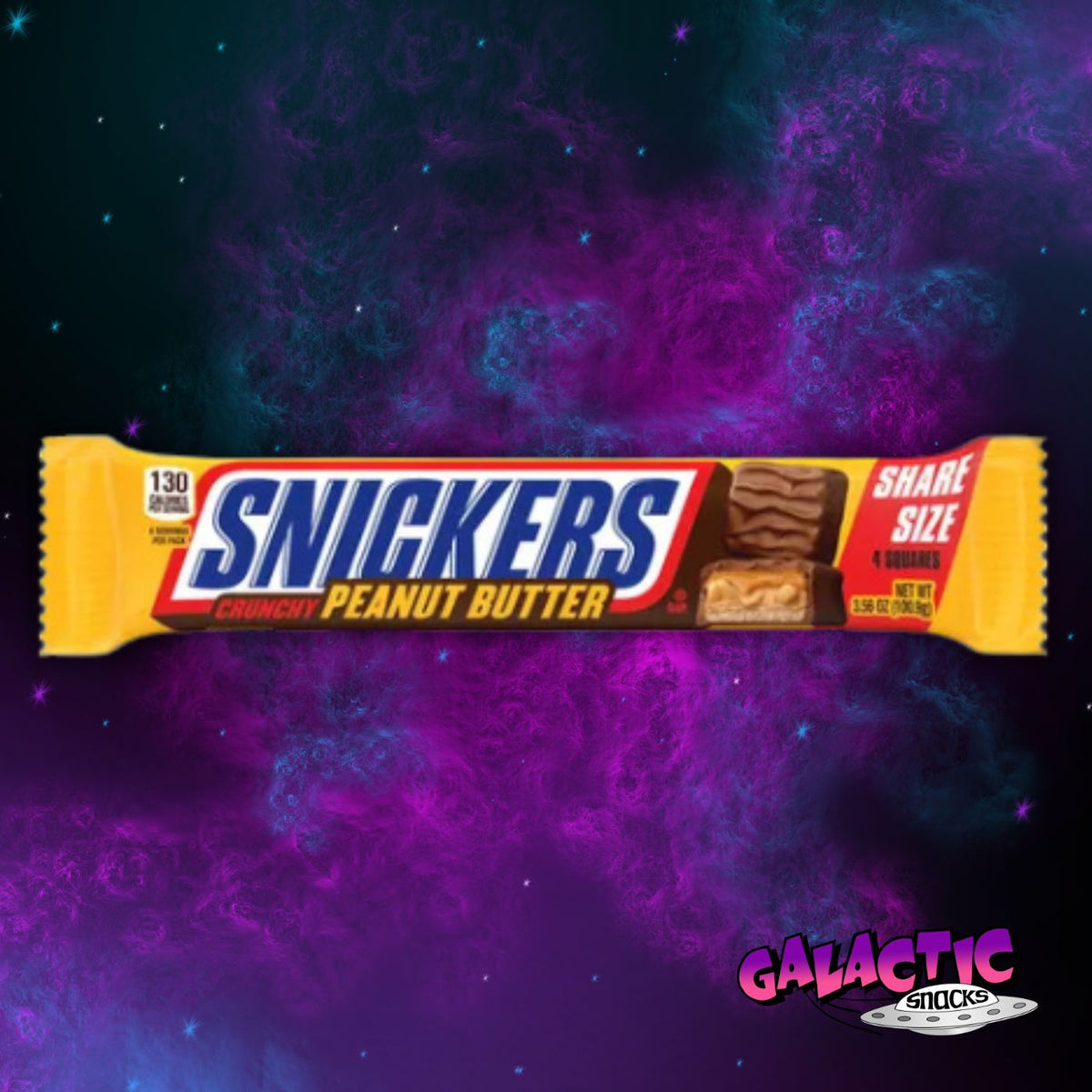 Snickers Crunchy Peanut Butter - Share Size – Galactic Snacks