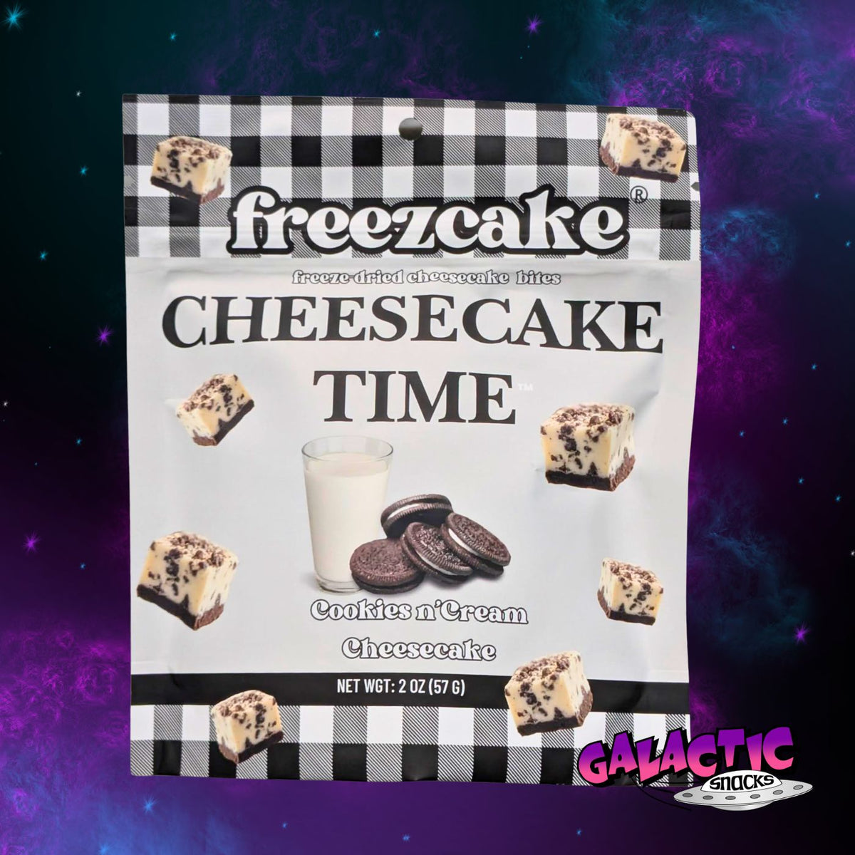 Freeze Dried Cookies n Cream Cheesecake – Galactic Snacks