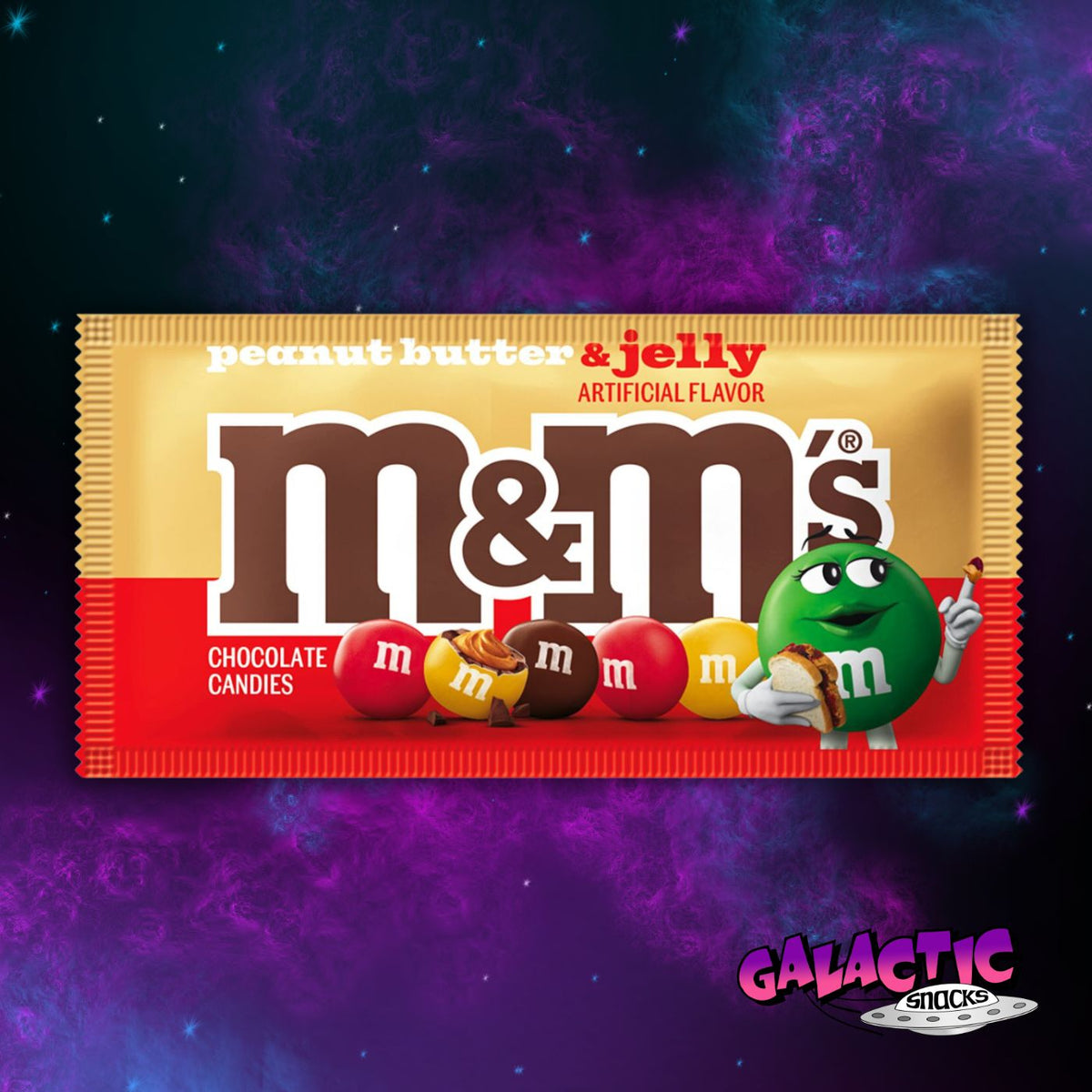 Peanut Butter & Jelly M&Ms - 46g (Limited Edition) – Galactic Snacks