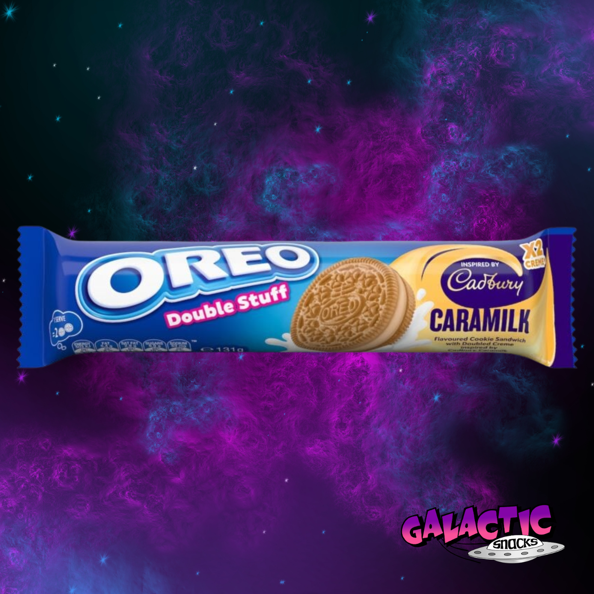 Oreo x Cadbury Caramilk Double Stuff - 131g (Australia) – Galactic Snacks
