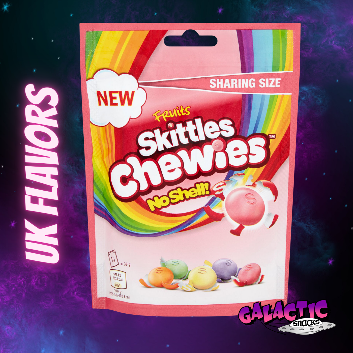 Skittles Darkside - Limited Edition - 324g (United Kingdom) – Galactic ...